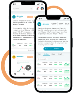 Slice - Le premier réseau social dédié à l'investissement